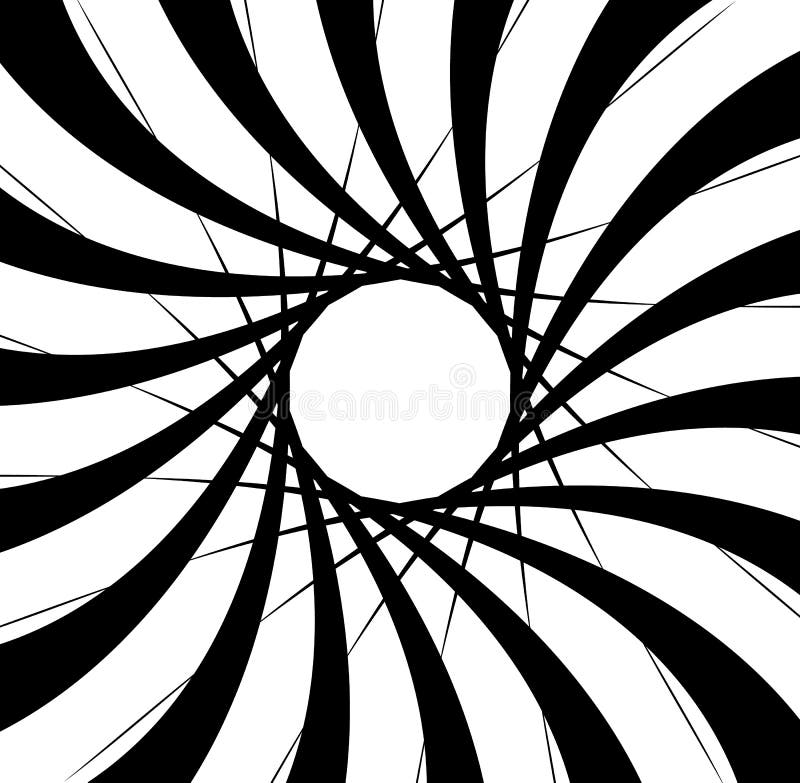 Abstract Pattern with Radial Lines. Radial, Radiating Lines with Stock ...