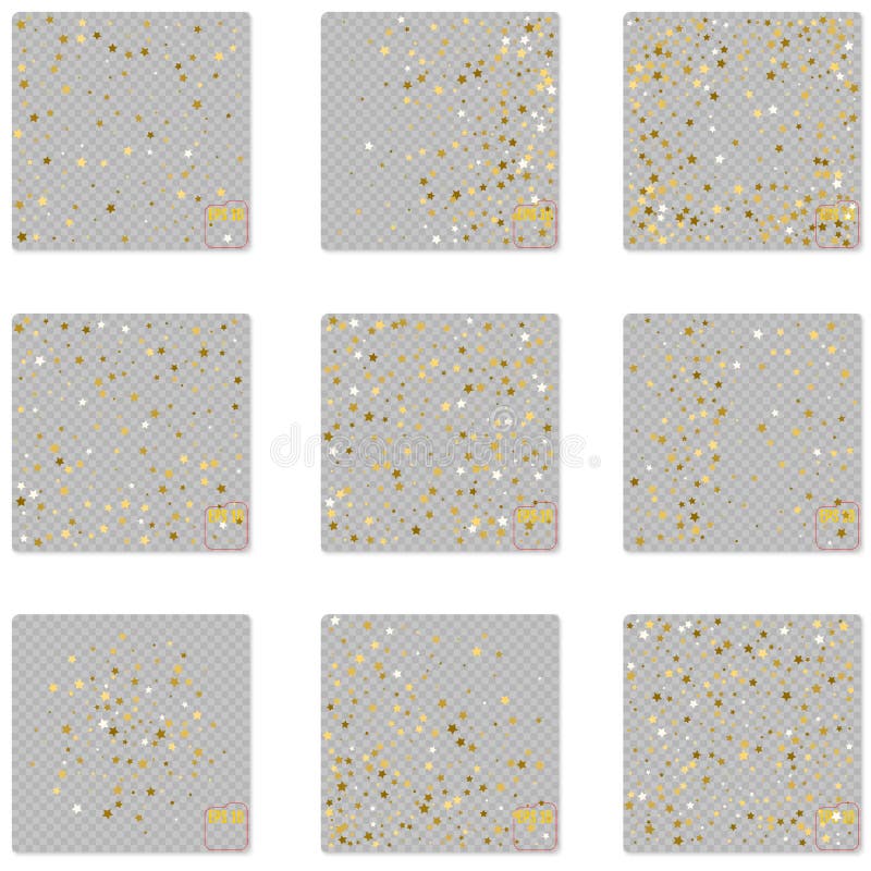 Random Gold Stars White Stock Illustrations – 2,458 Random Gold Stars ...
