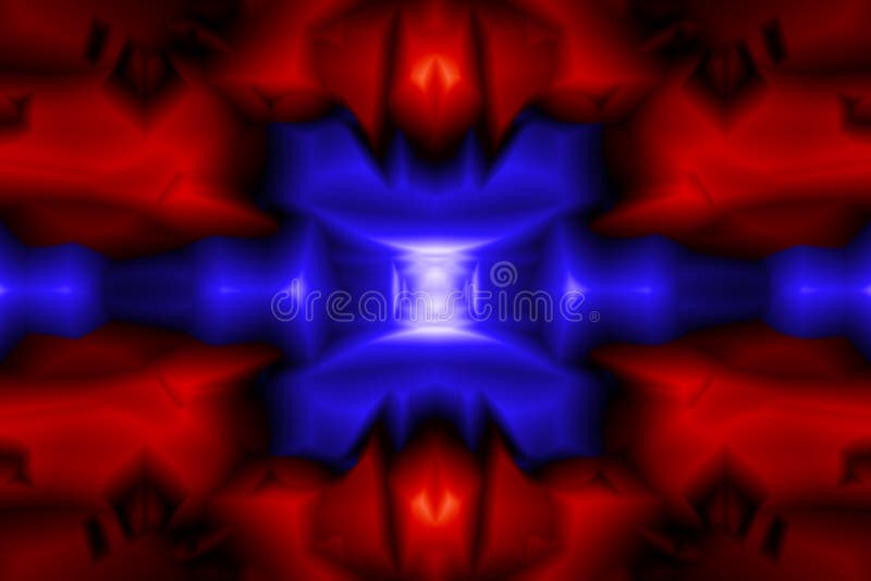 Abstraction. Pattern in Red and Blue Color Stock Illustration ...