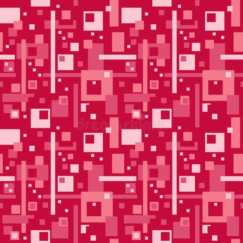 Abstract Pattern in Red Color Stock Vector - Illustration of pattern ...