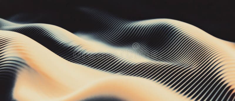 Abstract Pattern of Repeating Lines and Curves Creates Rhythmic Visual ...
