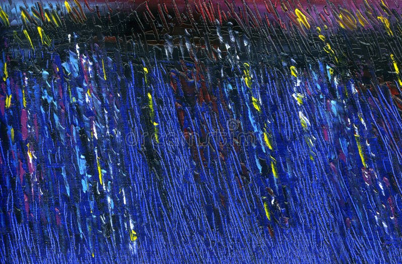 Abstract Texture Pattern Oil Painting on Canvas. Stock Image - Image of ...