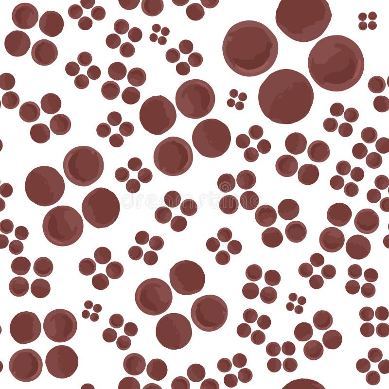 Abstract Pattern Seamless Shapes are Brown Color Stock Vector ...