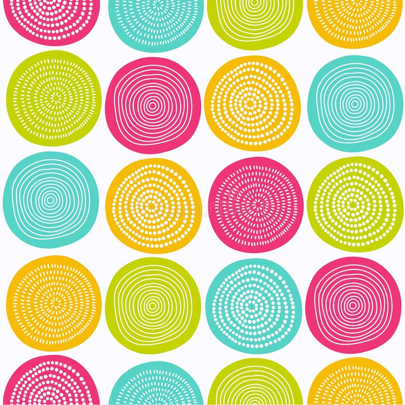 Seamless Striped Geometric Pattern Stock Vector Illustration Of
