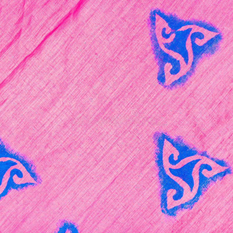 Abstract Pattern on Silk Batik Stock Photo - Image of batik, craftwork ...