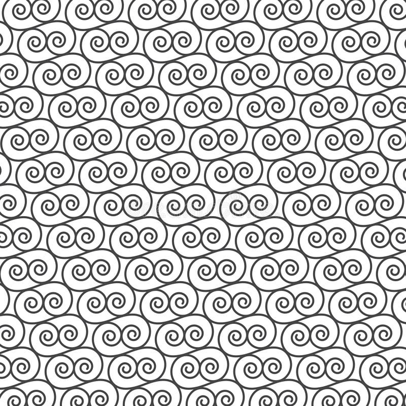 Abstract Pattern with Spiral Line, Good for Print Stock Image - Image ...