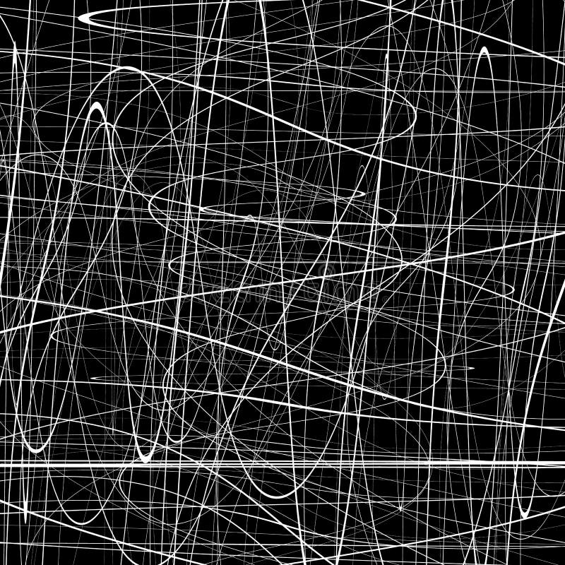 Squiggly Lines Background Pattern Stock Illustration - Illustration of ...