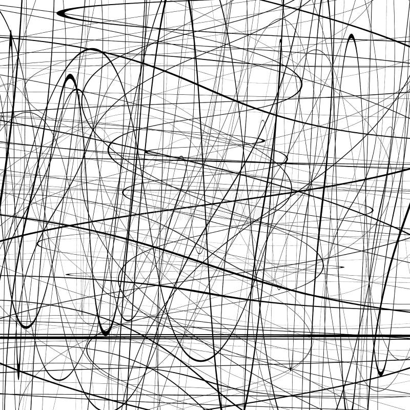 Squiggly Lines Pattern Green Stock Illustration - Illustration of ...