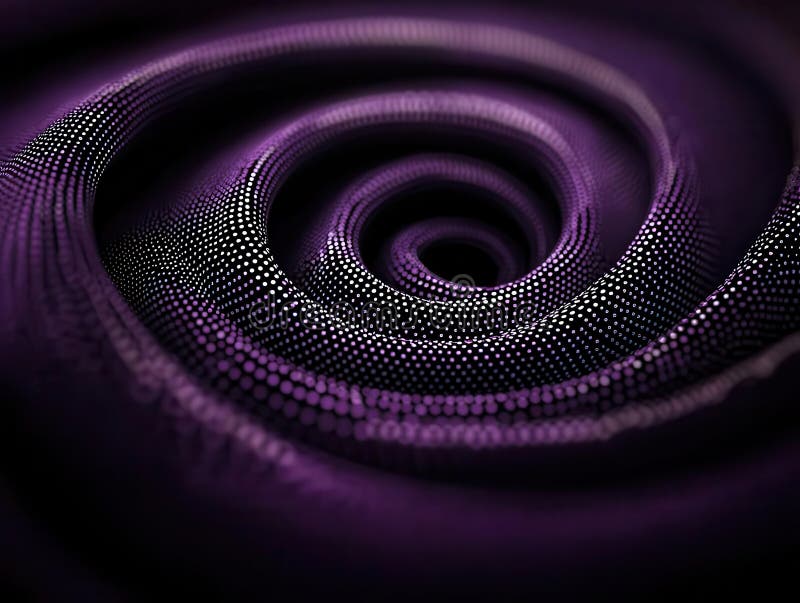 Abstract Pattern of Stage Lights, Spiraling Around a Central Point ...