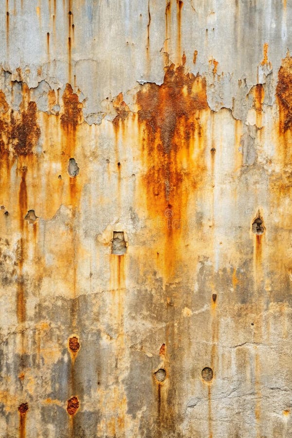 Abstract Concrete Wall Surface with Rusty Damaged Pattern for Vintage ...
