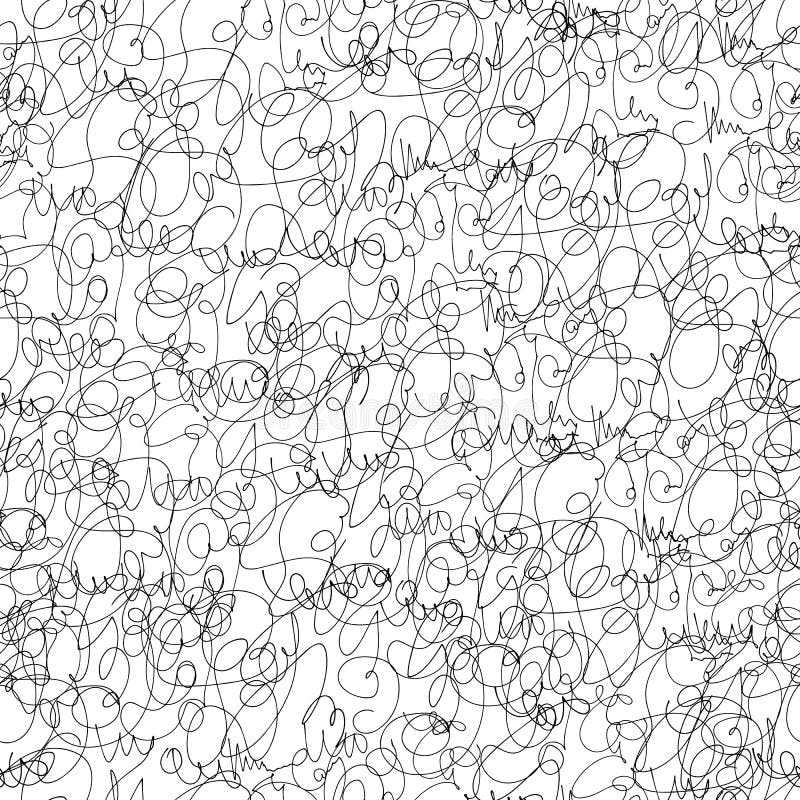 Abstract Pattern of Swirling Lines. Stock Vector Illustration Eps10 ...