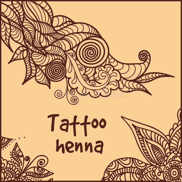 Abstract Henna Pattern Stock Illustrations – 101,784 Abstract Henna ...