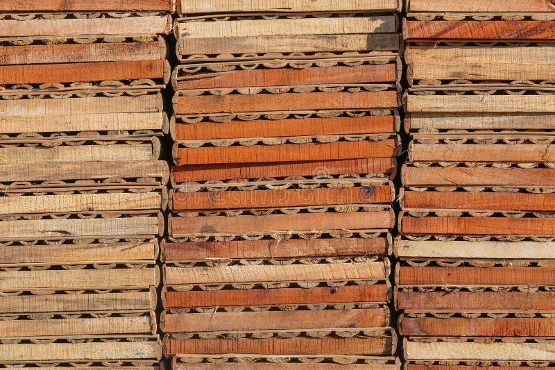 Abstract Pattern and Tekture of Pile of Wooden Planks Stock Photo ...