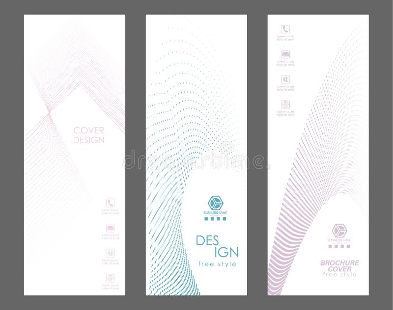 Abstract Pattern. Template for the Design of Banners, Posters and ...
