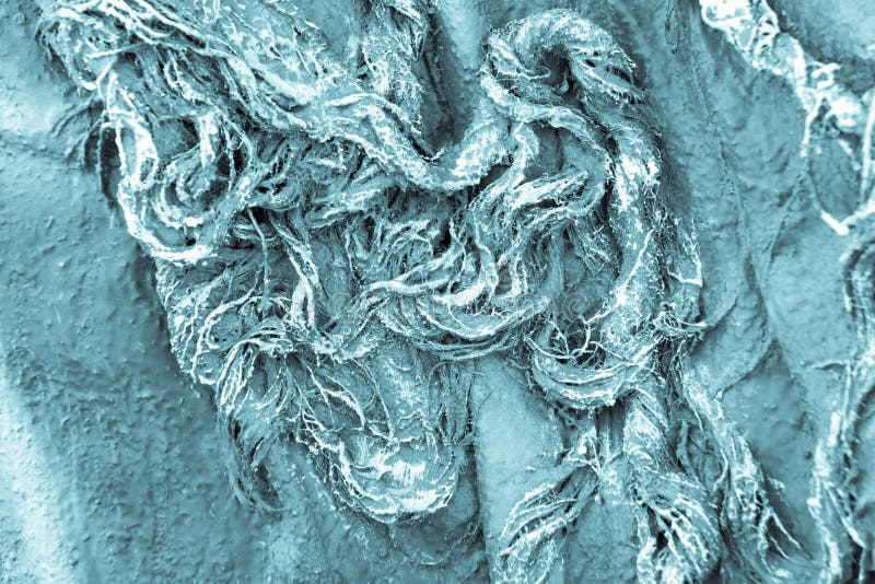 Abstract Pattern from Threads and Ropes of Blue Turquoise Color Stock ...