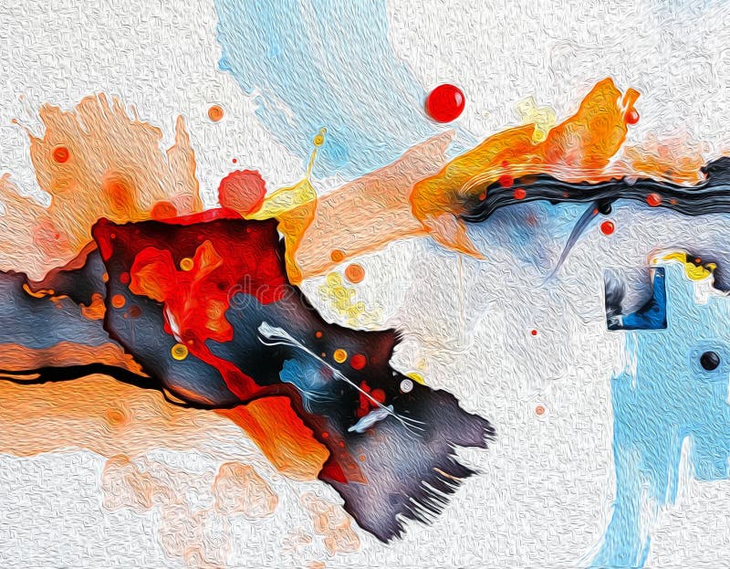 Abstract Pattern To Print on Wall Decorations, Covers, Leaflets. Oil ...