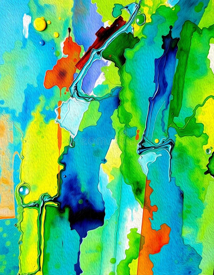 Abstract Pattern To Print on Wall Decorations, Covers, Leaflets. Oil ...