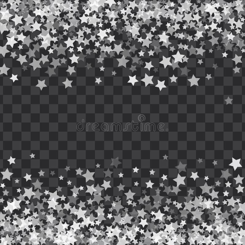 Abstract Pattern of Random Falling Stars Stock Vector - Illustration of ...