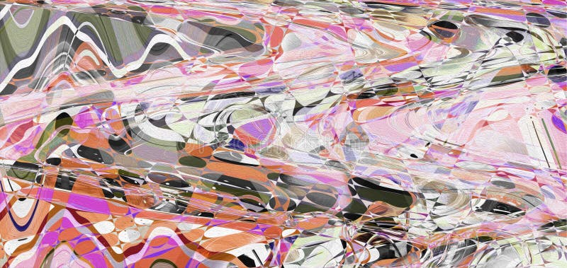 Choas Color-2 Abstract Original Painting Background Stock Illustration ...