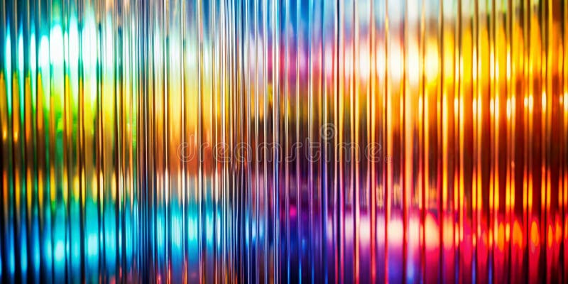 Abstract Wave Glass Vertical Line Pattern Background Stock Illustration ...