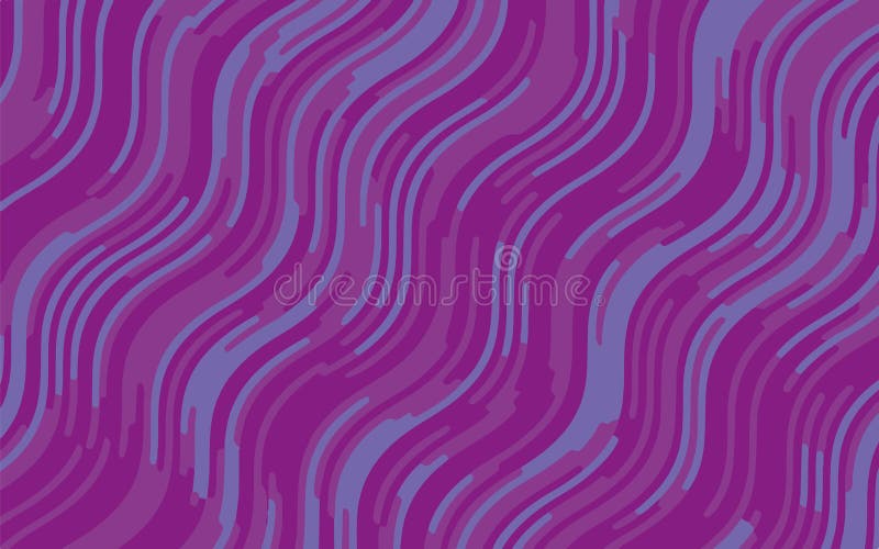 Minimal Design. Abstract Pattern with Wave Lines. Violet Striped ...