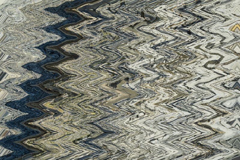 Abstract Pattern with Wave on Natural Theme. Artistic Image Processing ...