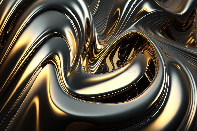 Futuristic Abstract Cyber Space Background, Generative Ai Stock ...