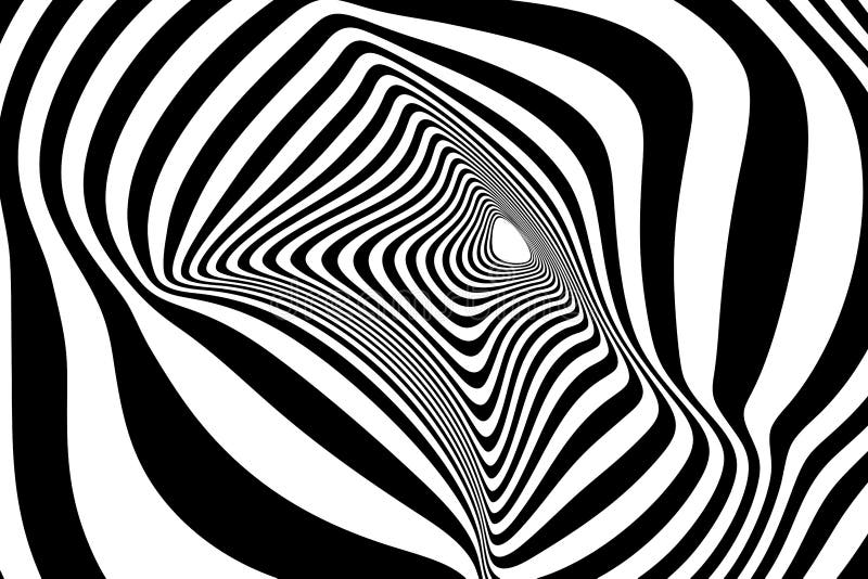 Abstract Pattern Wavy Curve Lines Ripple Black White Lines Vector ...