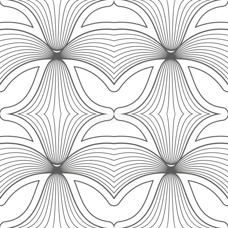 A Pattern of Wavy Lines. Luxurious Abstract Background Stock Vector ...