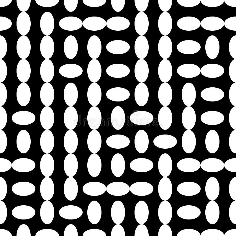 Abstract Pattern with White Ellipses, Modern Stylish Image. Stock ...