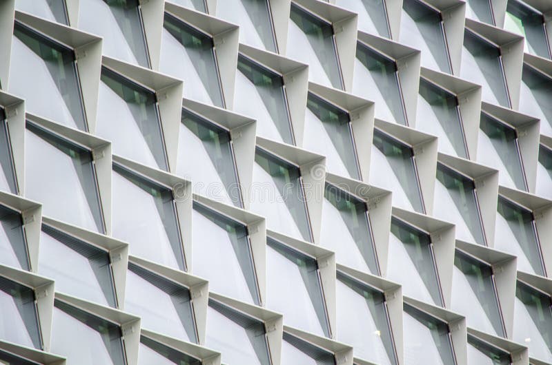 Abstract Pattern of Window Building in Square Shaped. Stock Photo ...