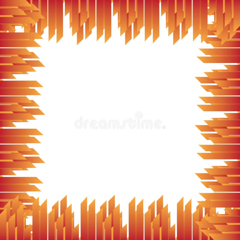 Abstract Patterned Borders. Vector Illustration Decorative Design Stock ...