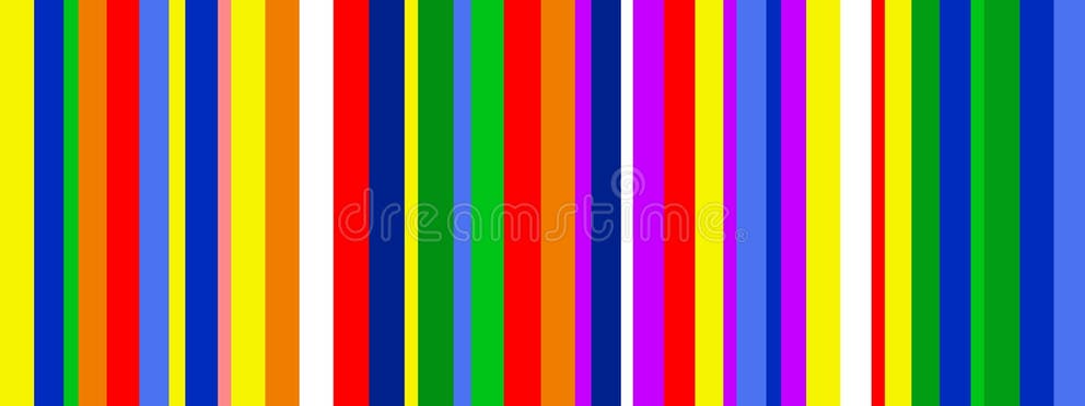 Abstract Patterned Multicolor Rainbow Color Bars, Vertical and Seamless ...