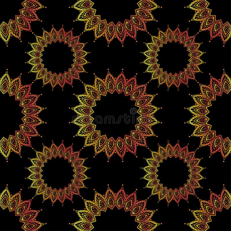 Abstract Patterns Color Doodle Stock Illustration - Illustration of ...