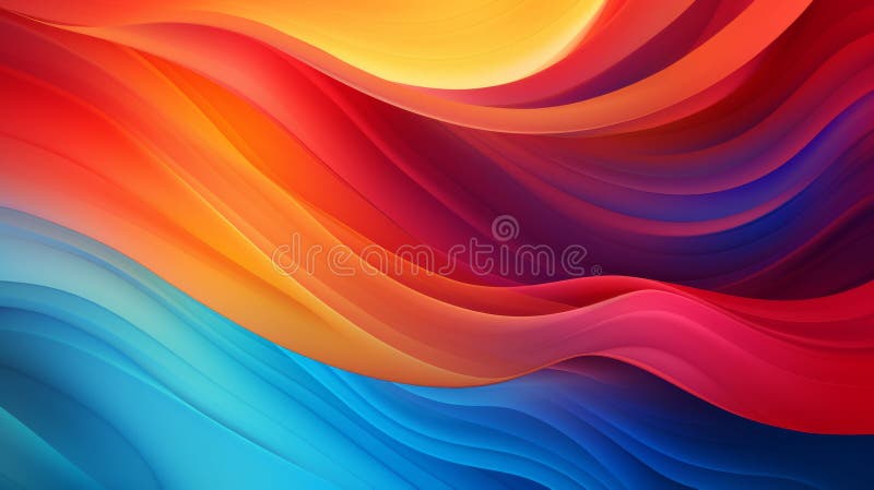 Abstract Patterns of Colors Blending into a Captivating Backdrop Stock ...