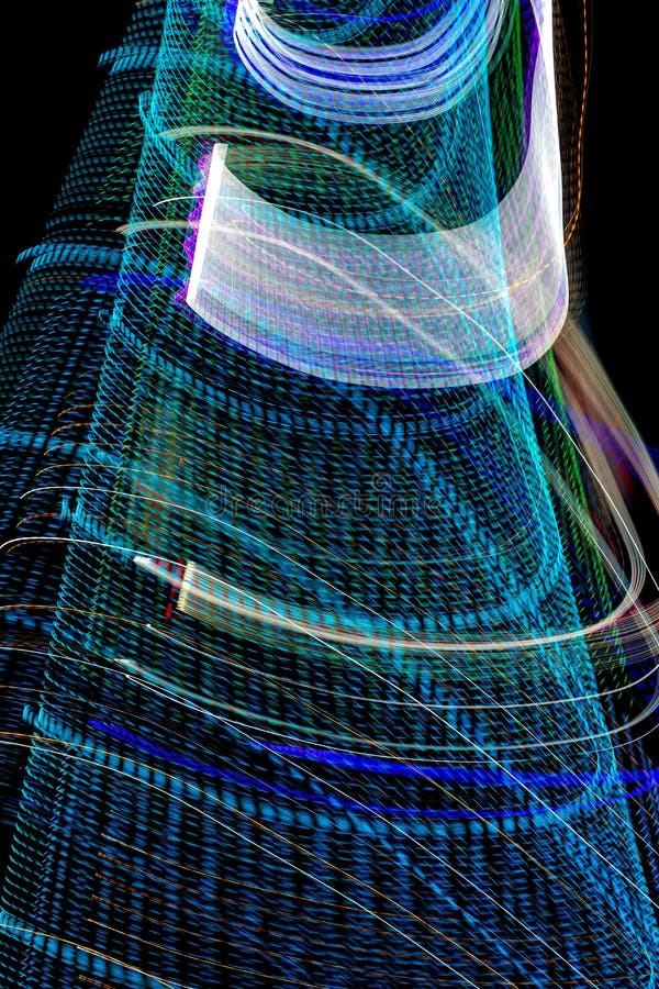 Abstract Patterns of Colourful Neon Lights Stock Photo - Image of color ...