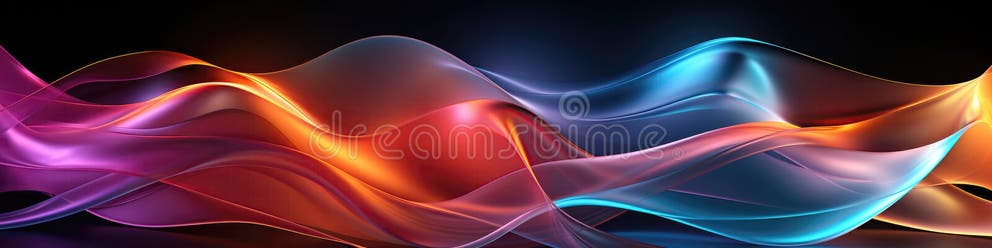 Abstract Patterns Created Using Fractal Algorithms. Generative AI Stock Illustration ...