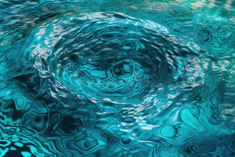 Abstract Patterns Created by Water Movement in a Pool Stock ...