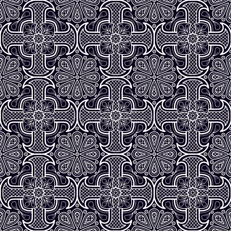 Abstract Patterns Cross Color Stock Illustration - Illustration of ...