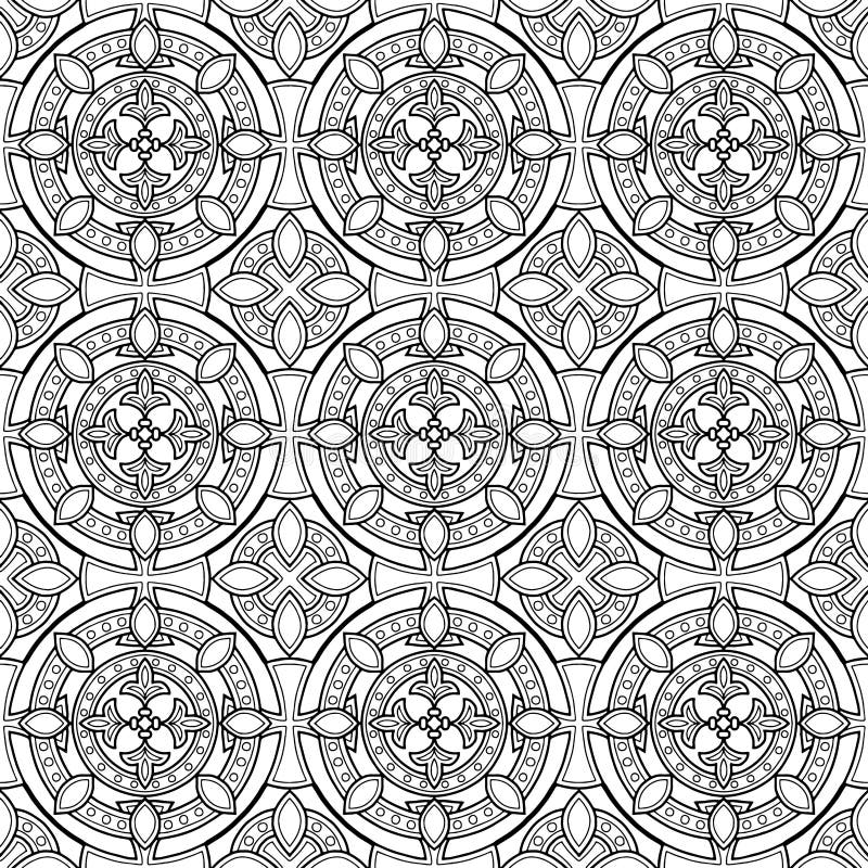 Abstract Patterns Cross Doodle Stock Illustration - Illustration of ...