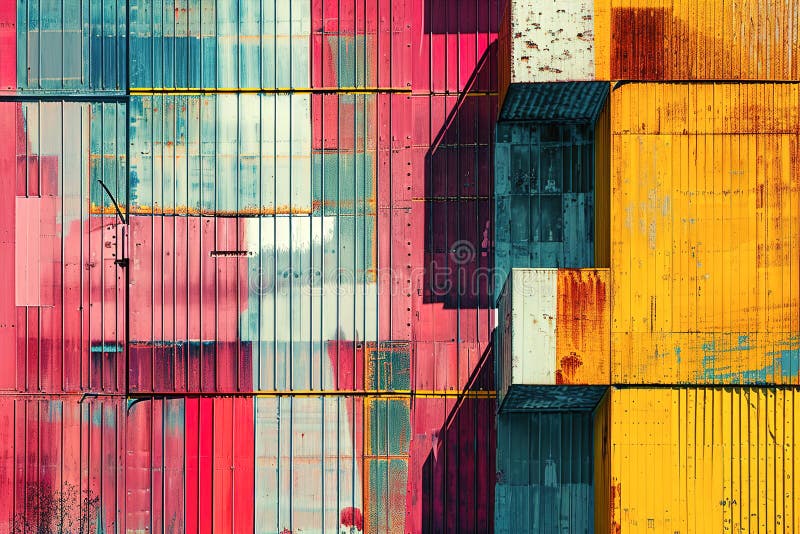 Abstract Patterns Formed by Urban Infrastructure and Architecture Stock ...