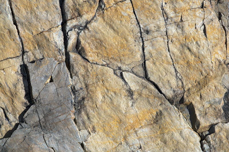 Abstract Patterns of Fractured Rock Stock Photo - Image of abstract ...