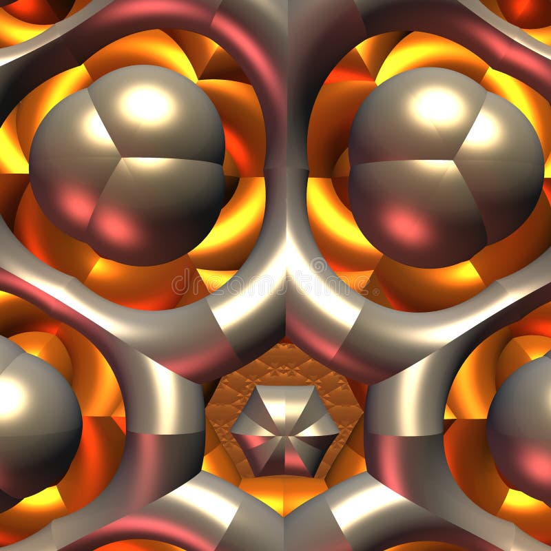 Abstract Patterns of Gold and Silver. Stock Illustration - Illustration ...