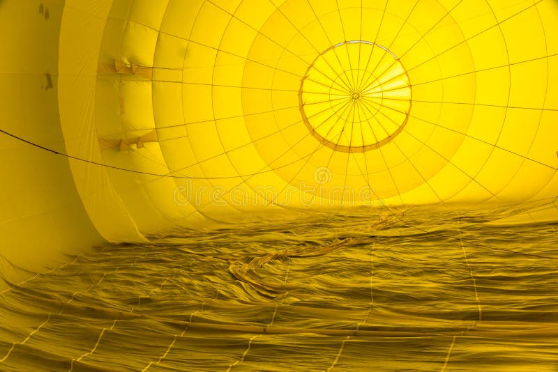 Abstract Patterns Inside a Hot Air Balloon Stock Photo - Image of ...
