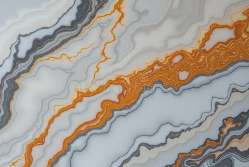 Abstract Patterns in Marble-like Material, AI-generated Stock ...