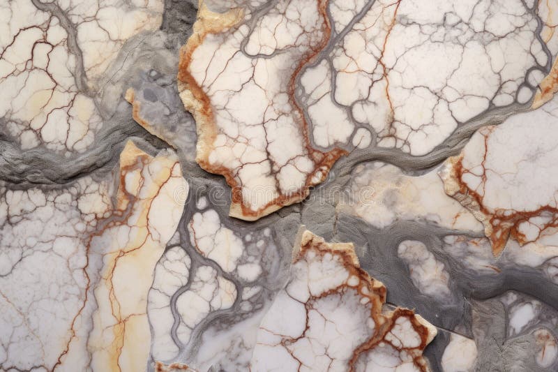 Abstract Patterns of Marble Veins and Texture Stock Illustration ...