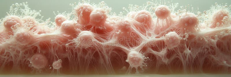 Abstract Patterns Mimicking the Fibrous Texture of Collagen with ...