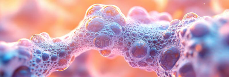 Abstract Patterns Mimicking the Fibrous Texture of Collagen with ...