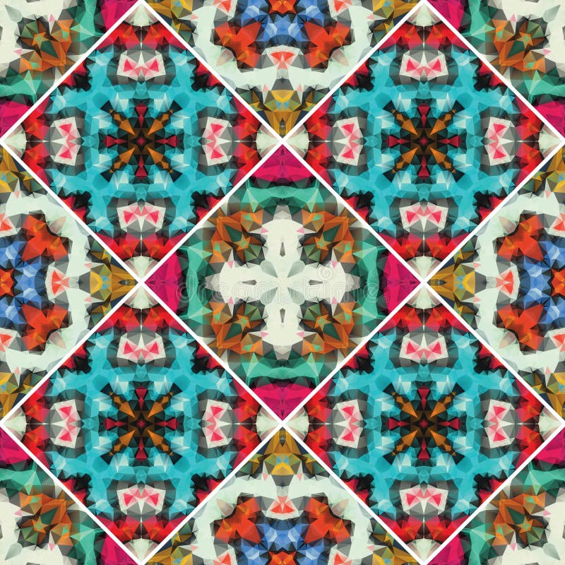 Abstract Patterns in the Mosaic Set. Ideal for Printing on Fabric or ...