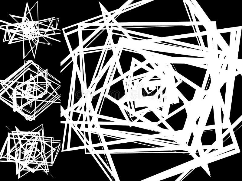Abstract Patterns with Random, Chaotic Edgy Shapes, Irregular, D Stock ...